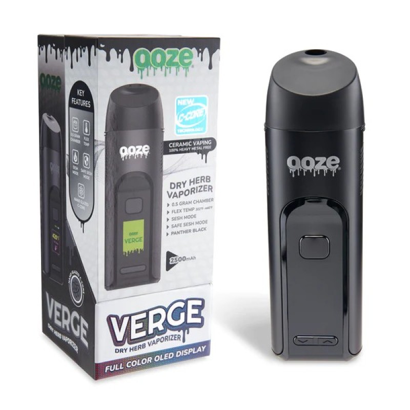 OOZE Verge Vaporizer, ooze life, thc, , dry herb, flower, conduction, convection, infrared, c ...